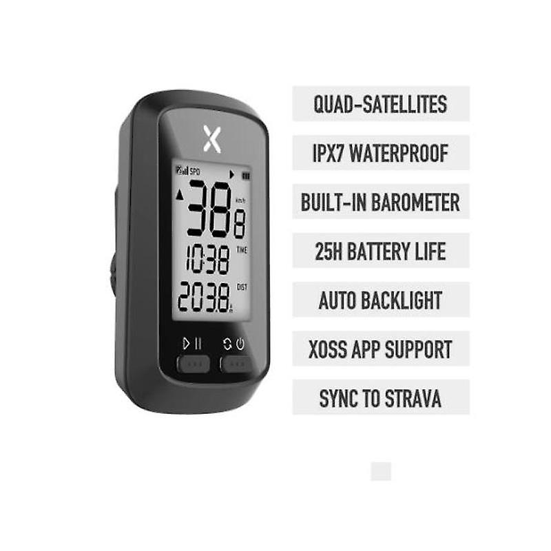 Xoss - Cycling Computer With Gps, Wireless G Speedometer, Bluetooth ...