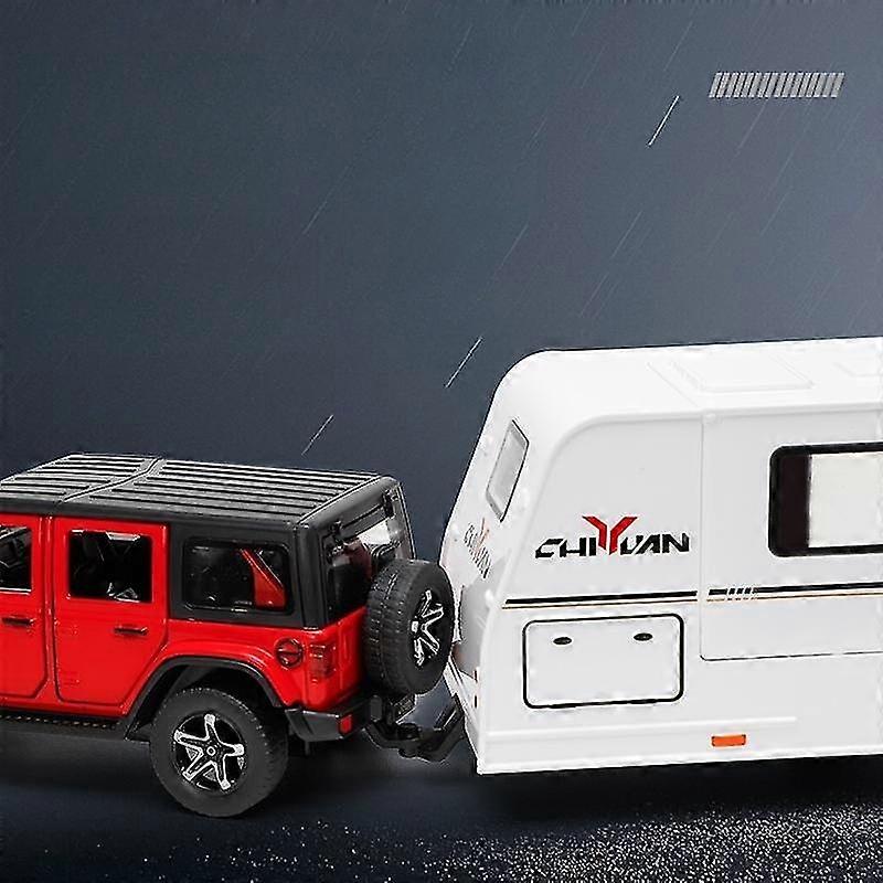 1/32 Rolls Royce Toyota Jeep With Touring Car Rv Caravan Diecast Alloy ...