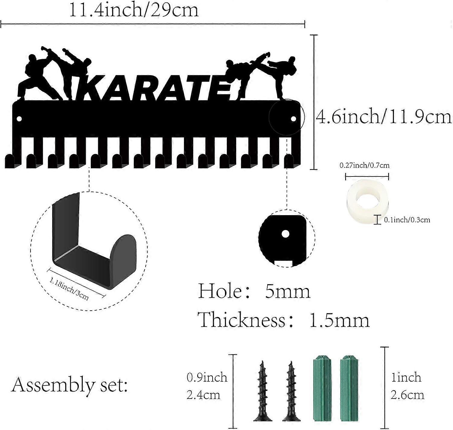 Karate Medal Holder Medal Hanger Display Rack Frame Sports Hanging ...