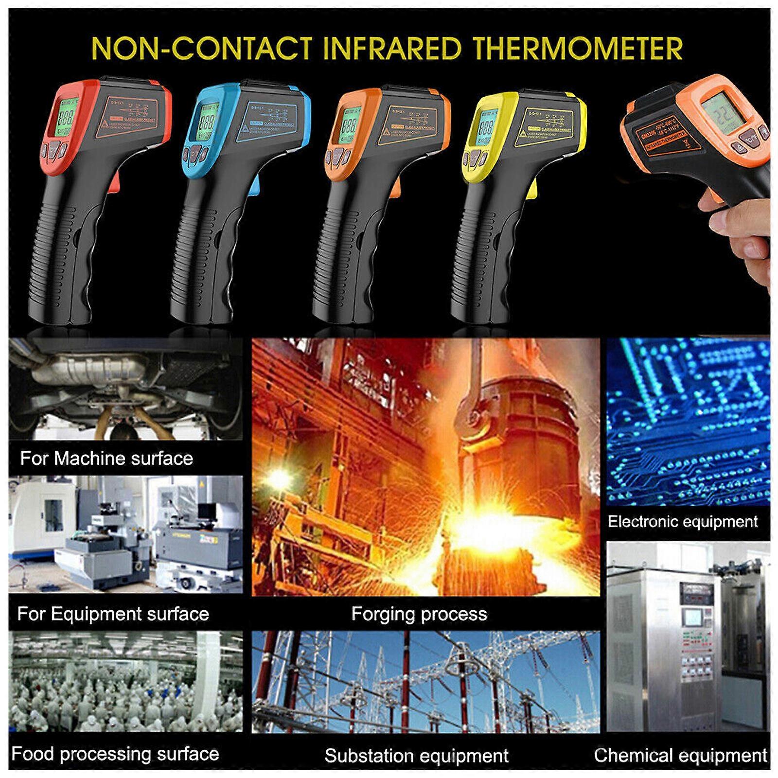 -50 +600C IR Thermometer Infrarot Pyrometer Laser Temperaturmessgert ...