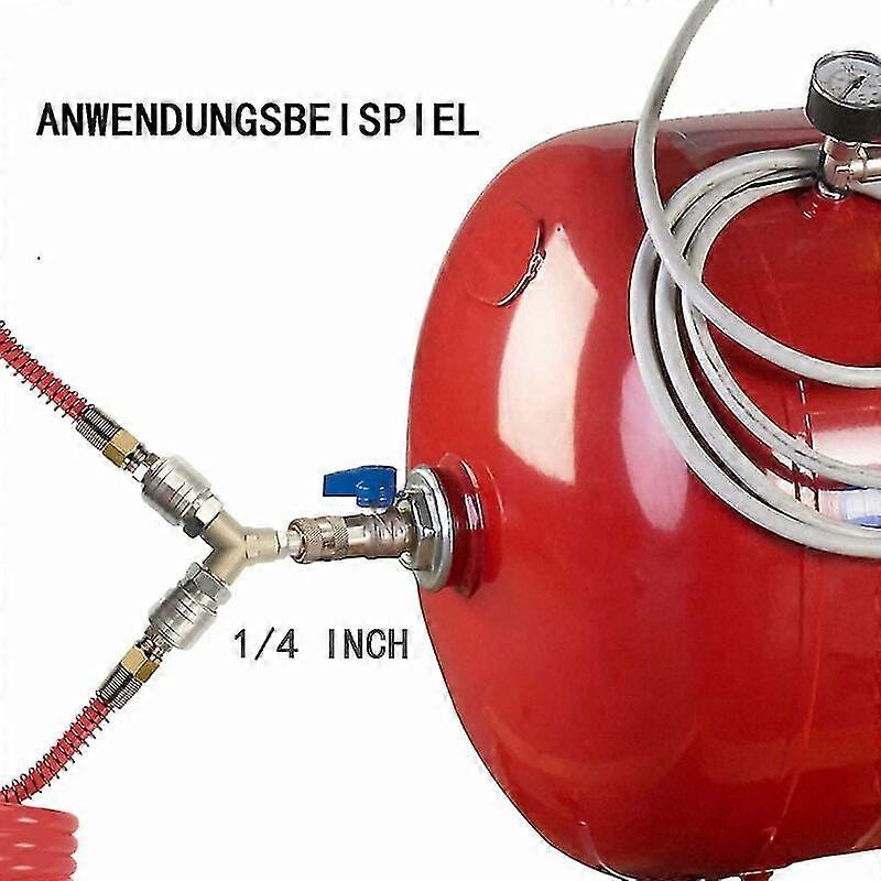 Compressed Air Distributor, 1/4 Compressed Air Fitting 3 Way Quick ...