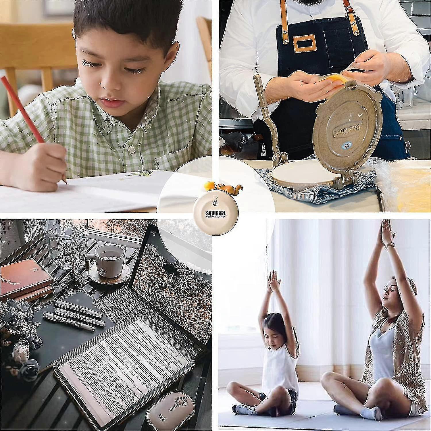 Timer For Kids,magnetic ,60-minute Visual Timer,cute Mechanical Timers ...