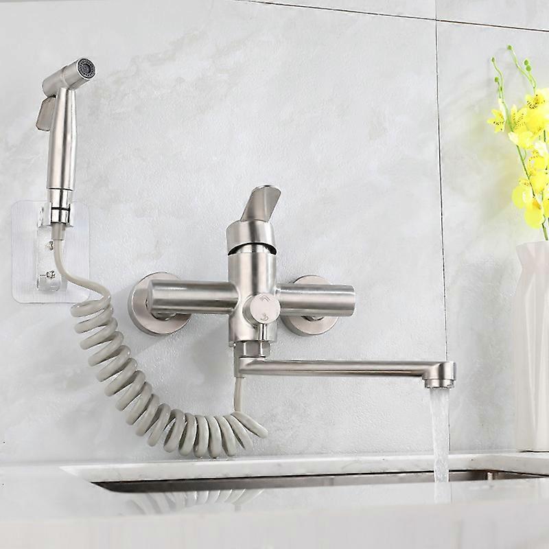 Wall Mounted Kitchen Faucet Single Lever Sink Mixer Kitchen Faucets ...