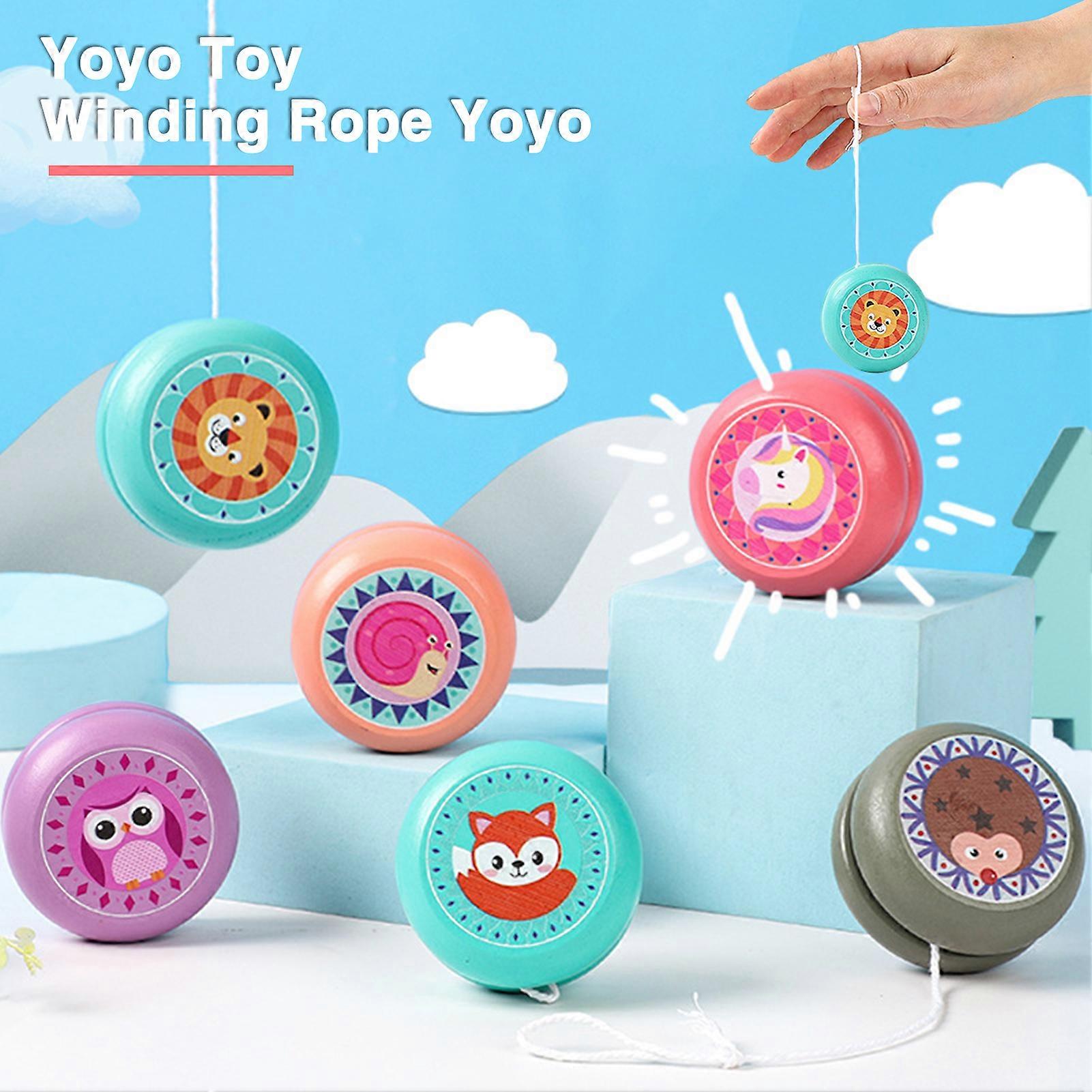 Kids Yoyo Toy with String Colorful Cartoon Trick Yoyo Responsive Ball ...