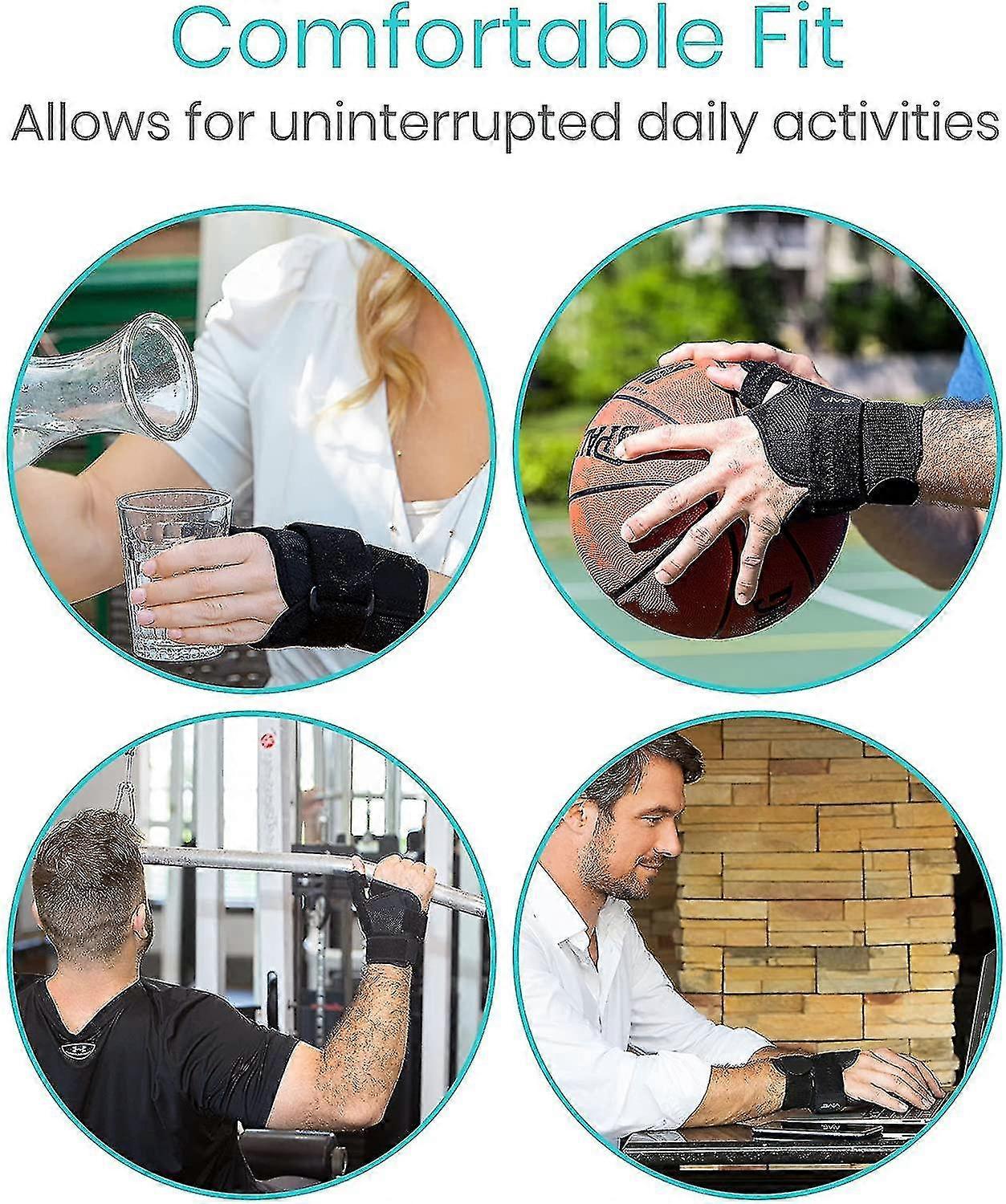 Artros-tumskena - Stöd för höger och vänster hand - Artrosbegränsning ...