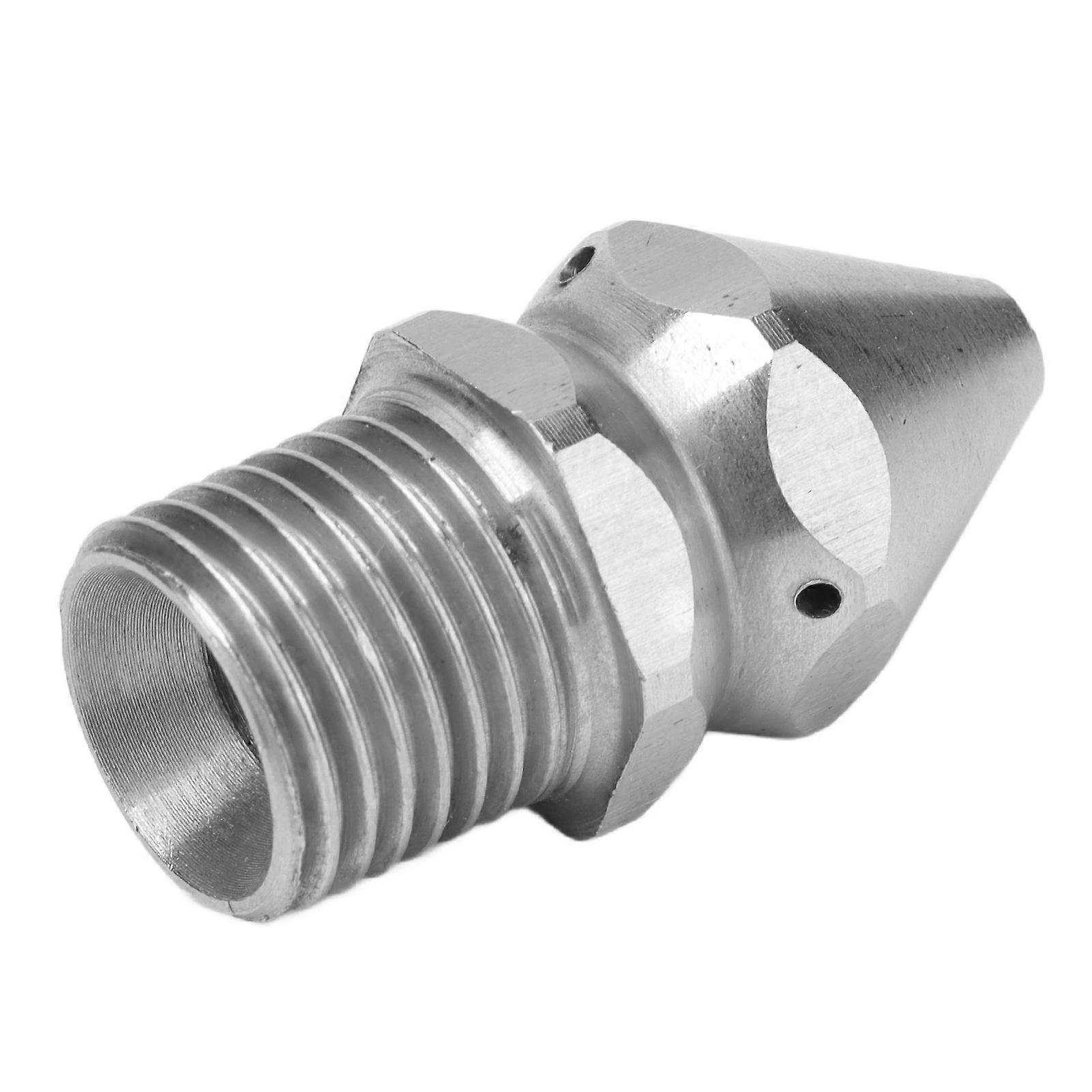 Stainless Steel Sewer Cleaning Nozzle G1/4in Male Thread - 4Hole Jet ...