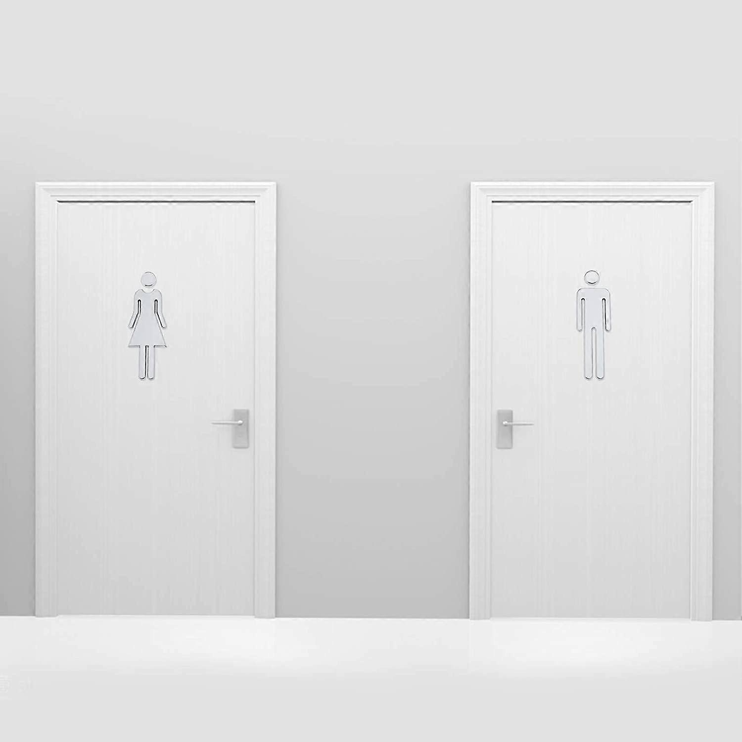 Door sign for women and men, toilet sign, WC sign, WC symbols for men ...