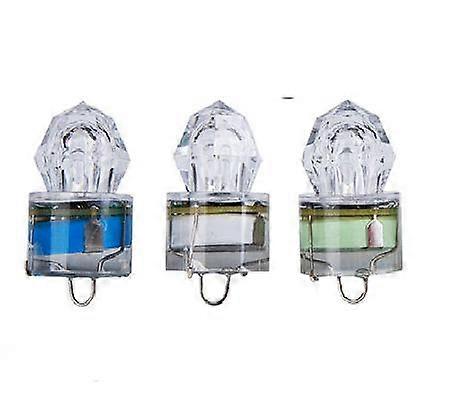 3pcs LED Deep Drop Lights Diamond Fishing Lights Water Activate LED ...