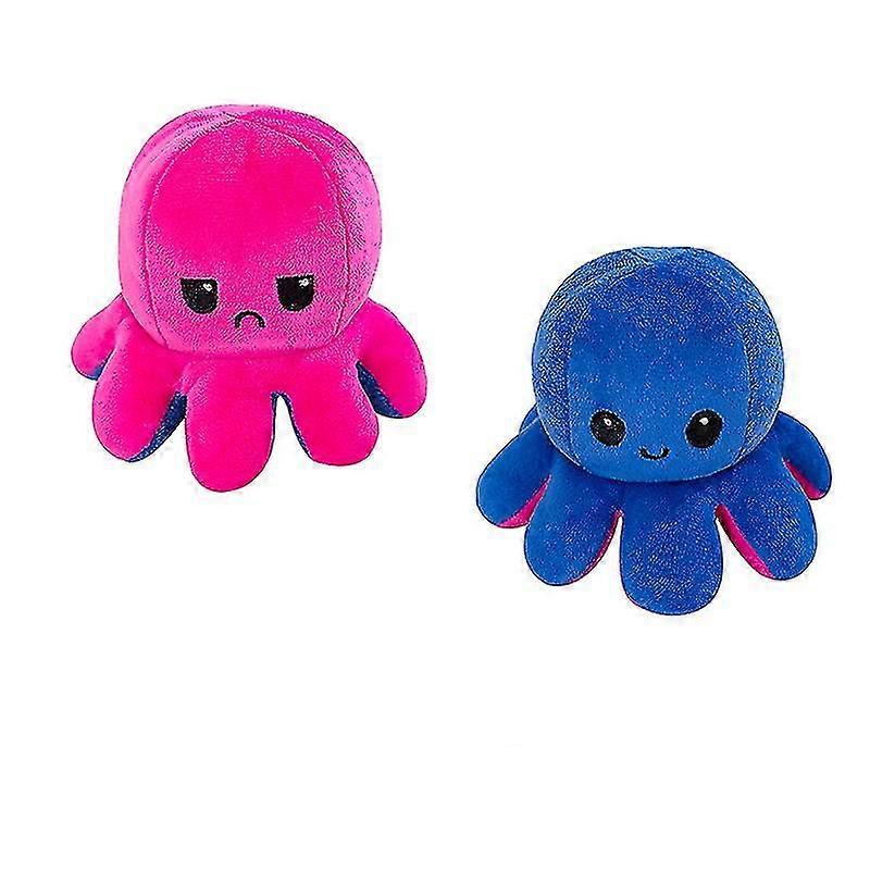 20cm Plush Octopus Stress Girl Toy- Cuddly Clef High-quality Happy-sad ...