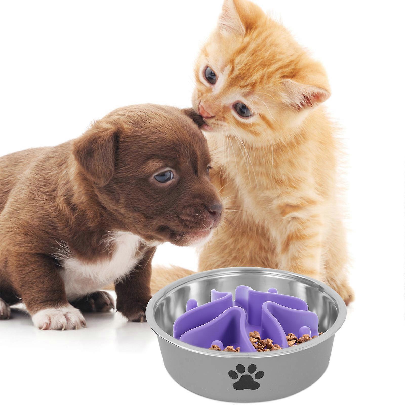 Slow Feeder Dog Bowl Insert Silicone Slow Feeder Puppy Bowl Insert Slow ...