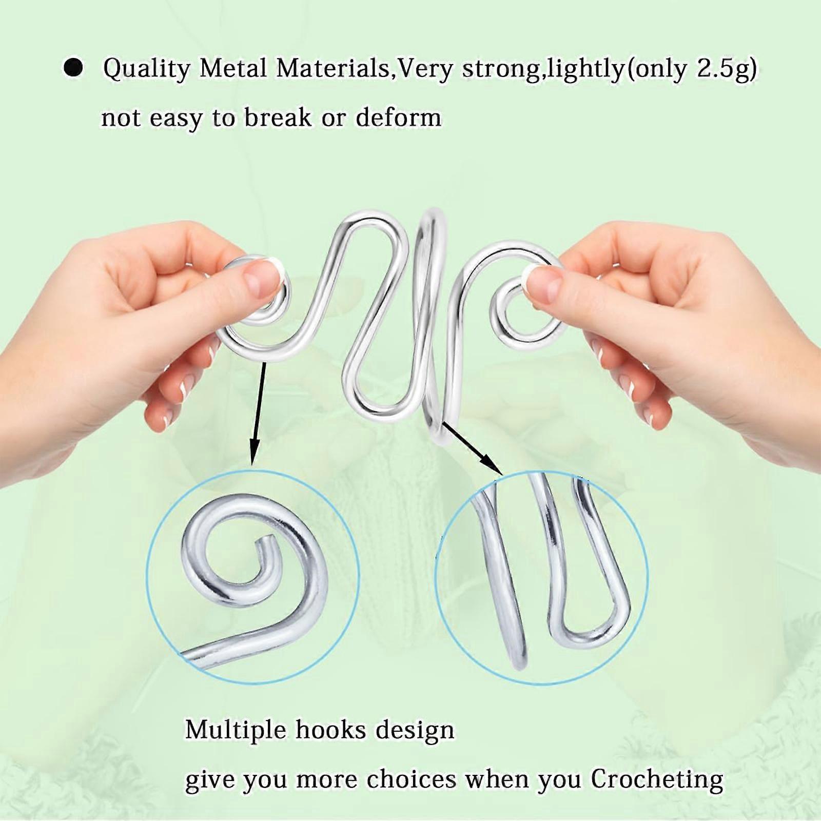 Handmade Crochet Tension Ring, Knitting Crochet Loop Ring Yarn Guide ...