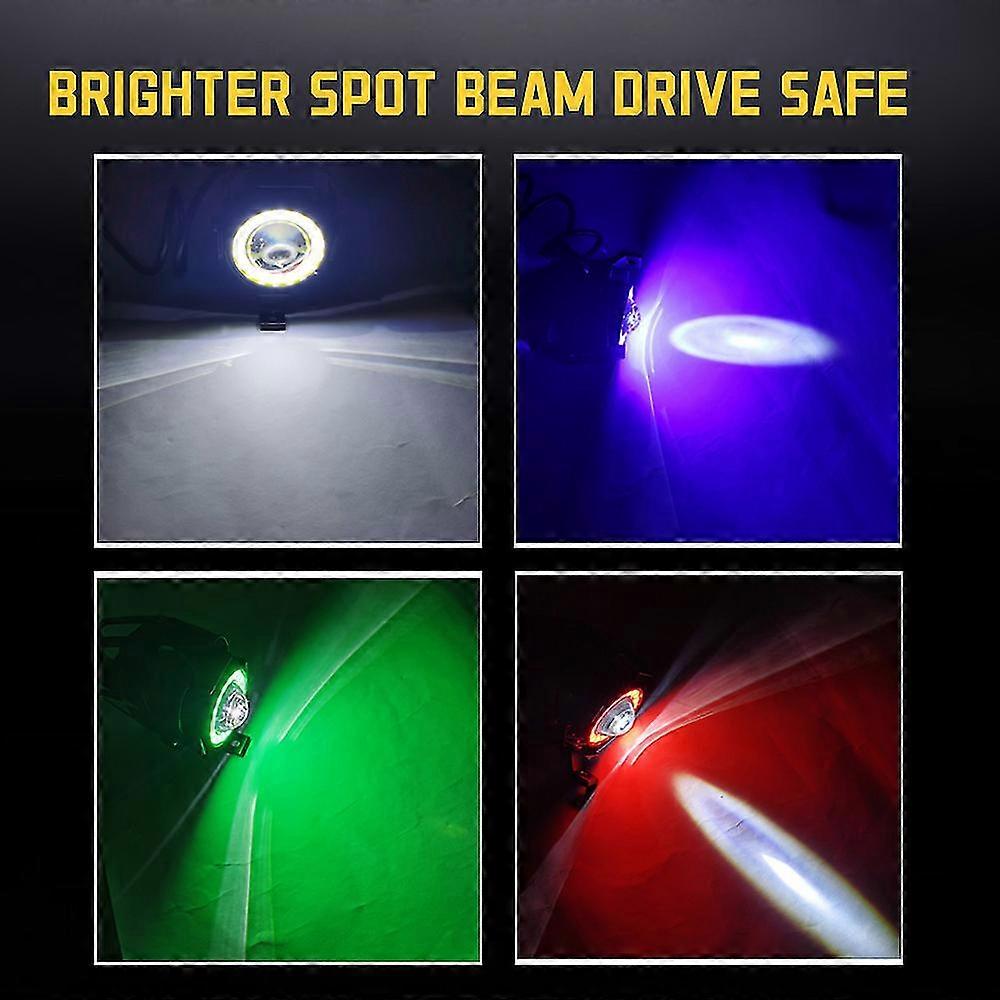 Angel Eyes Auxiliary Led Lights For Motorcycle Headlight 12v Flashing ...