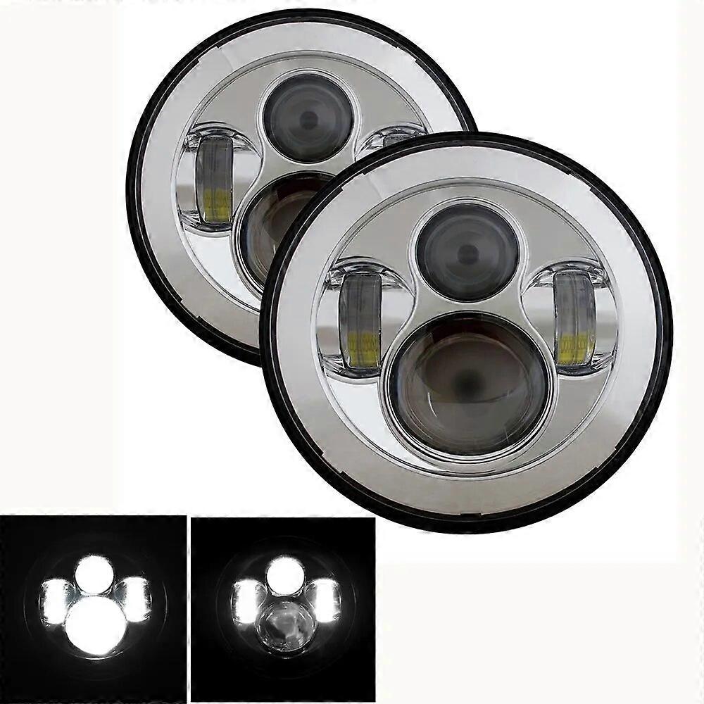 2pc Car Led 7inch Led Headlight Fit Lada Niva 4X4 Uaz Hunter For Land ...