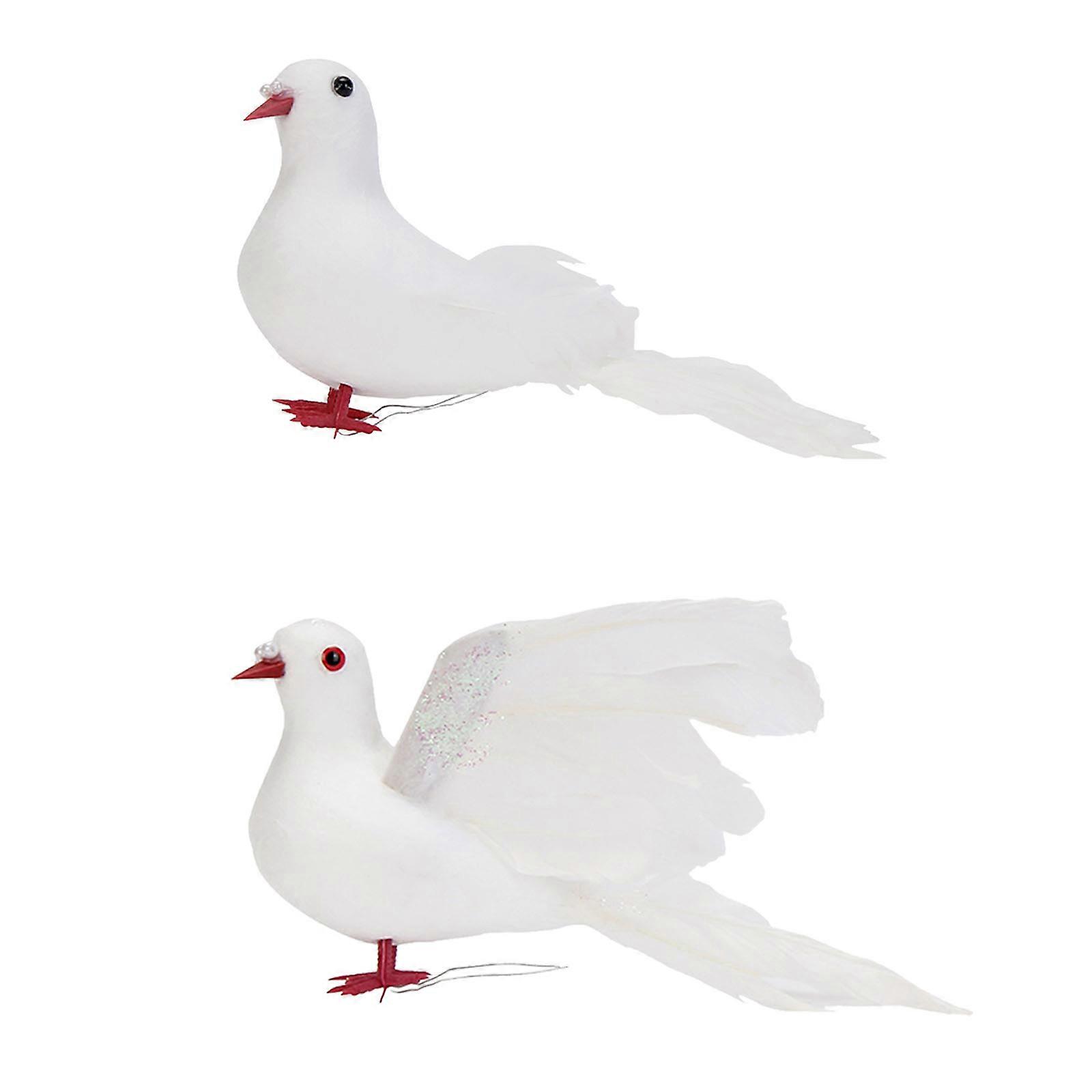 50% OFF,Artificial Birds Feathered Birds Parrot Figure Decor Fake ...