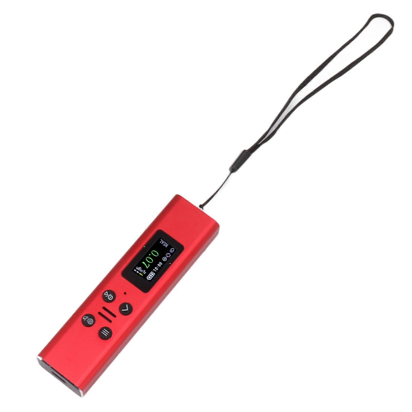 Red Nuclear Radiation Detector Marble Radioactive Dose Alarm Geiger ...