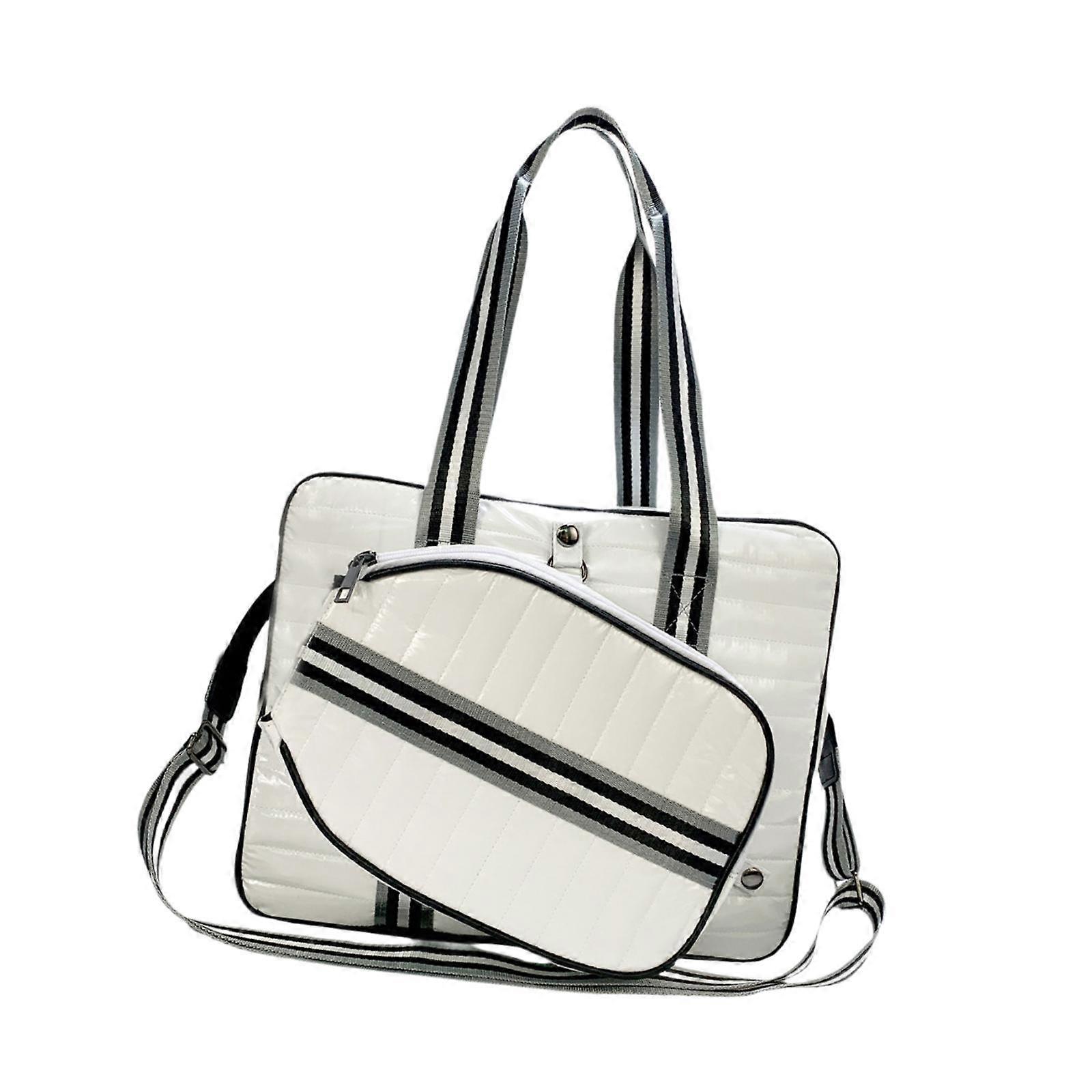 Tennis Bag Badminton Bag with Shoulder Strap Racquet Carrying Bag ...