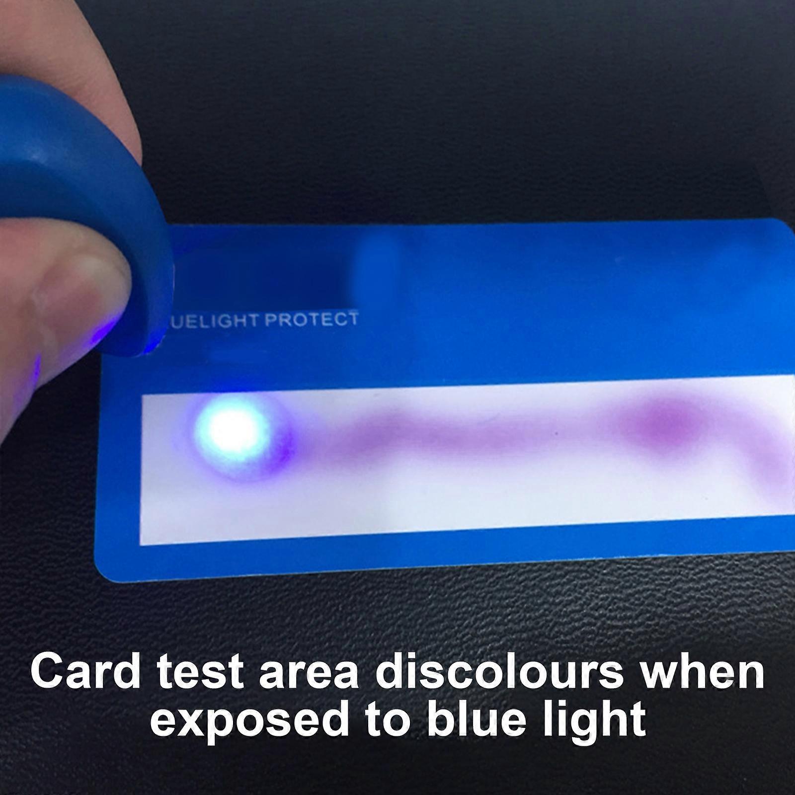 Professional Anti-Blue Light Tester Card,Including Anti-Blue Light ...