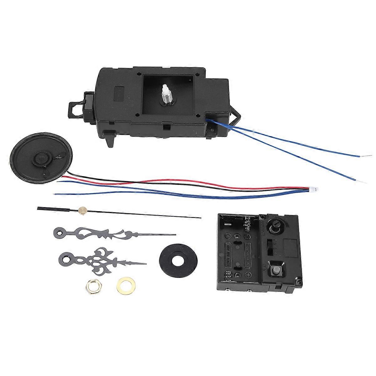 Quartz Pendulum Clock Movement With Black Hands,with Music Box Speaker ...