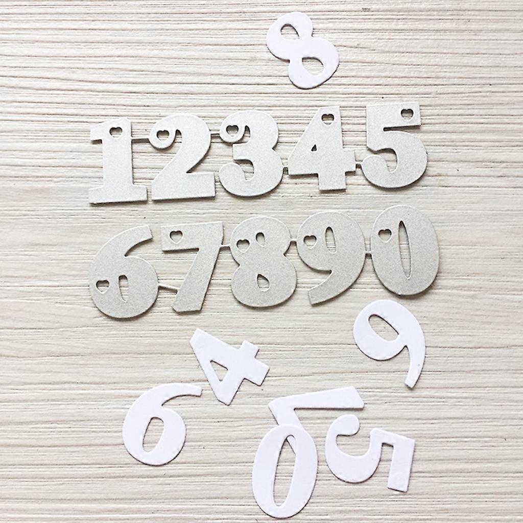 Diy Leather Letter Number Cutting Die Metal Die Cuts Stencils Serving ...