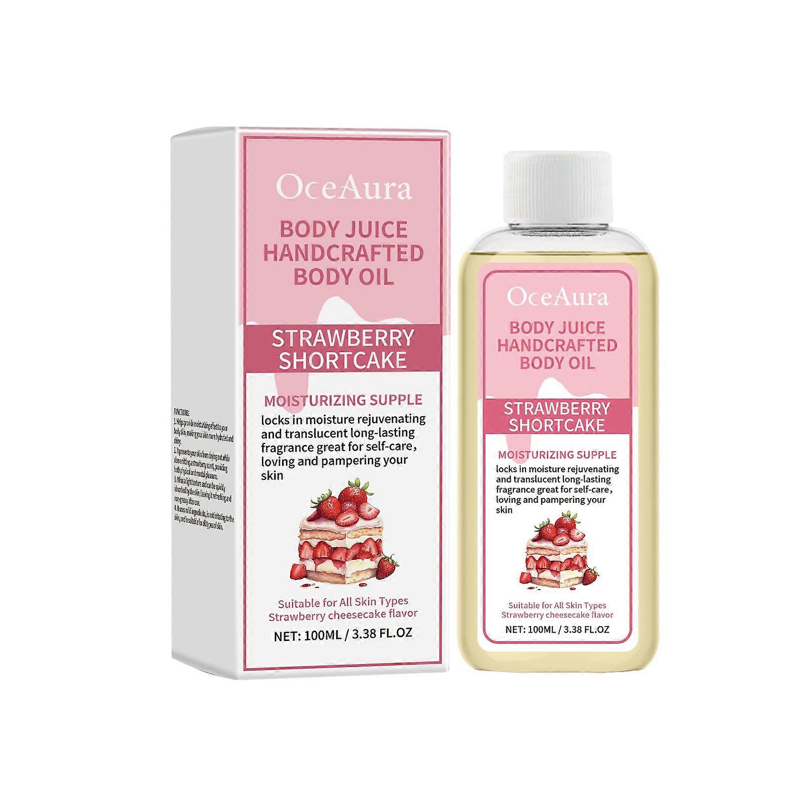 Oceaura Strawberry Body Care Oil Is A Refreshing And Fragrant ...