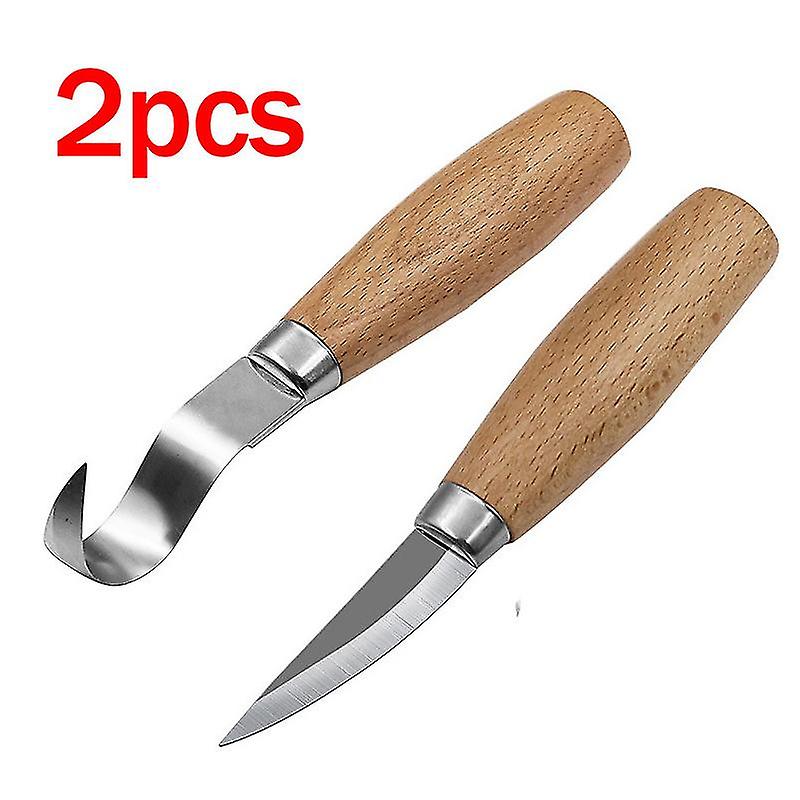 Wood Carving Bent Gouge Spoon Carving Tools - Woodworking Hand Chisel ...