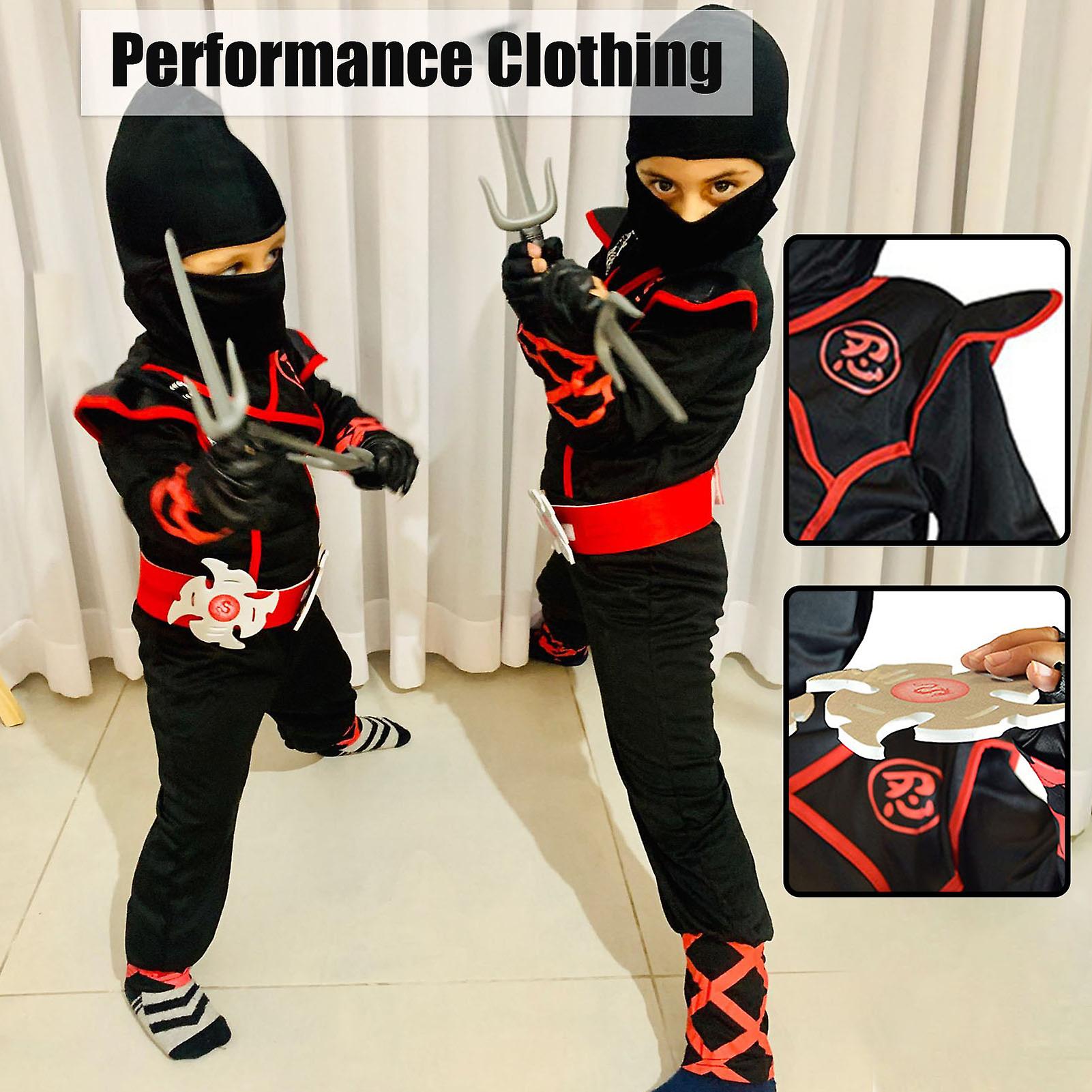 7pcs Ninjas Cosplay Costume Set For Kids Theme Party Role Playing Dress ...