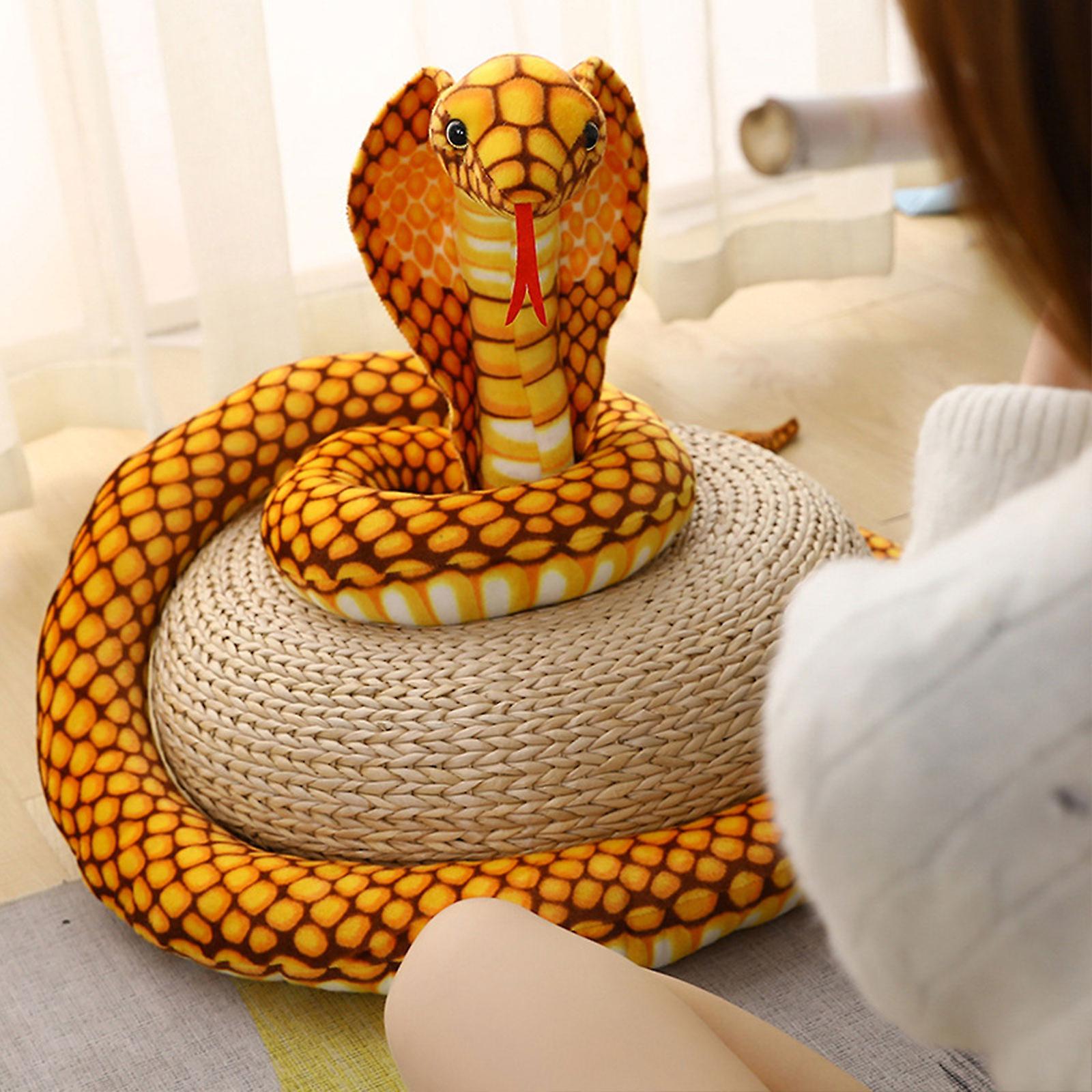 Snake Stuffed Animals Cobras Snake Plushies Toy Large Simulation Snake ...