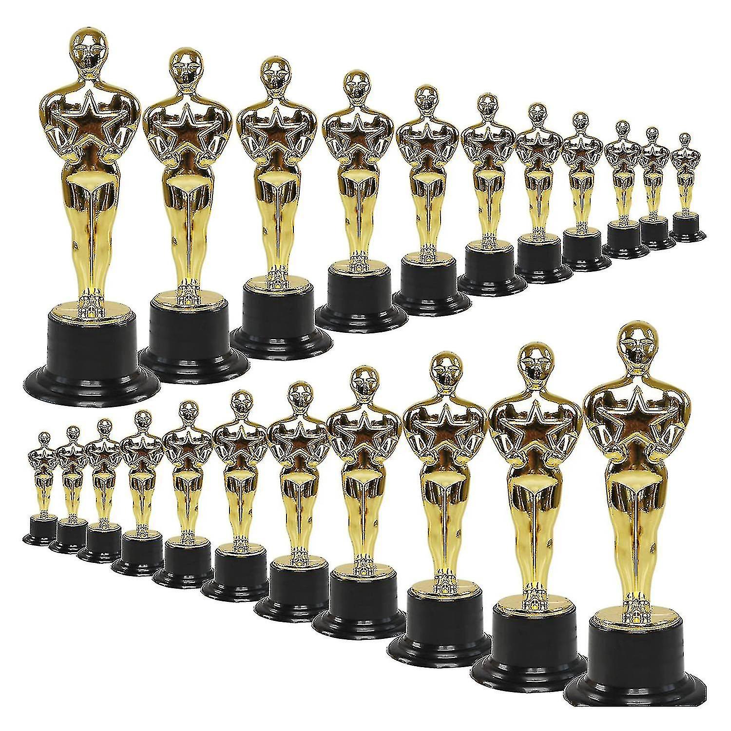 24 Pack Plastic Award Trophies Statuette For Party Favors,school Award ...