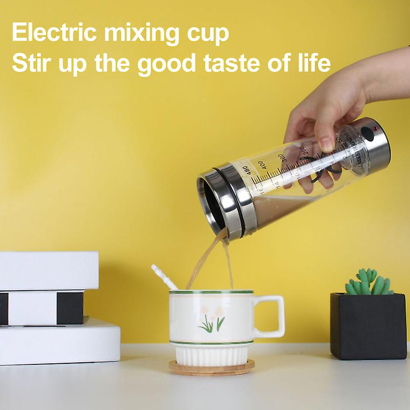 500ML Electric Shaker Bottle Automatic Mixing Cup Durable Versatile ...