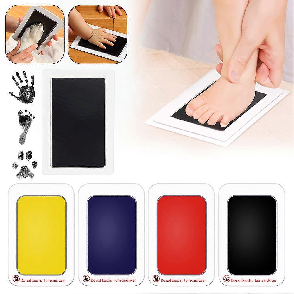 Paw Print Stamps Pad Pets Safe Large Inkless Pad Multipurpose Handprint ...