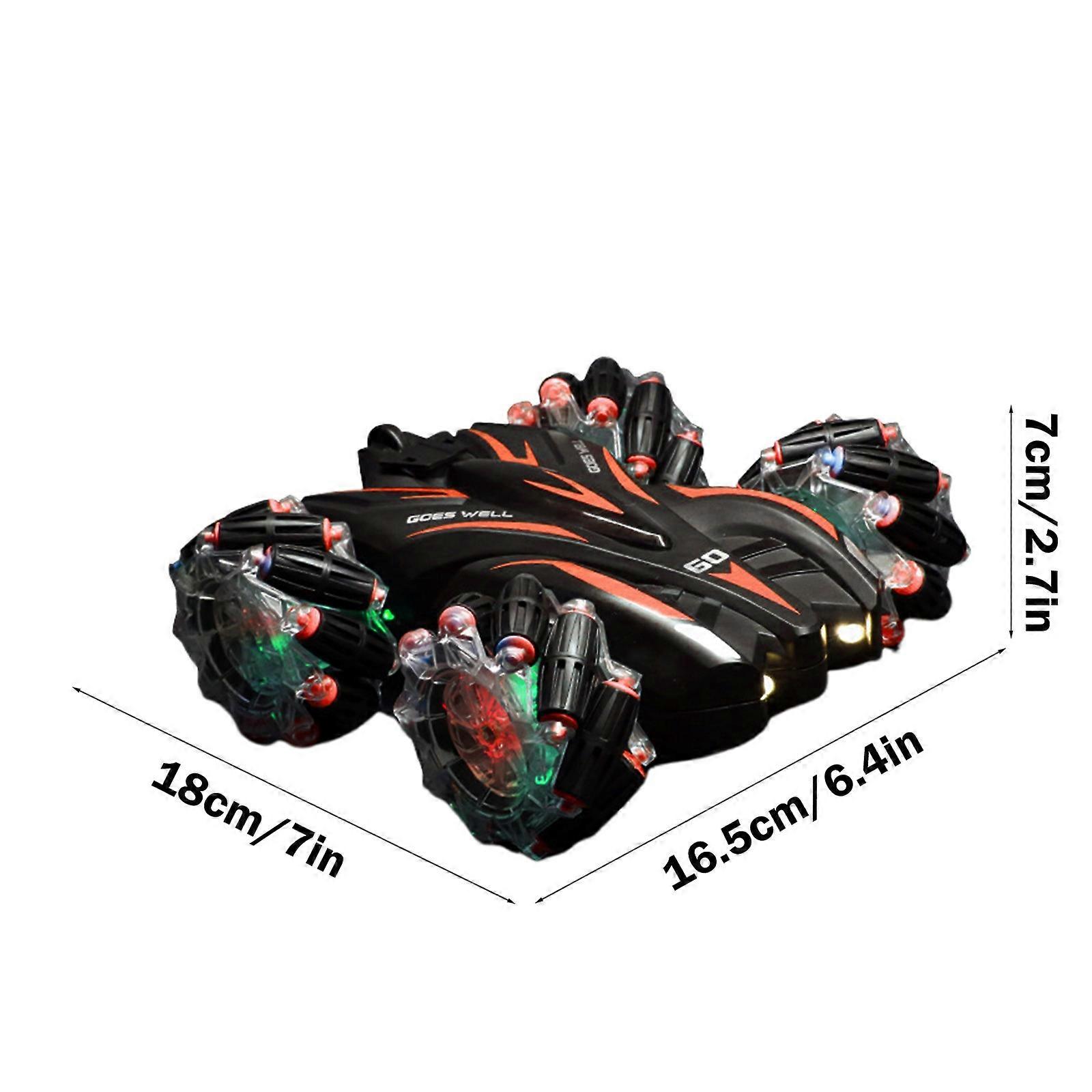 Lighting Double-sided Car RC Stunt Drifting Car Four-wheel Drive Power ...