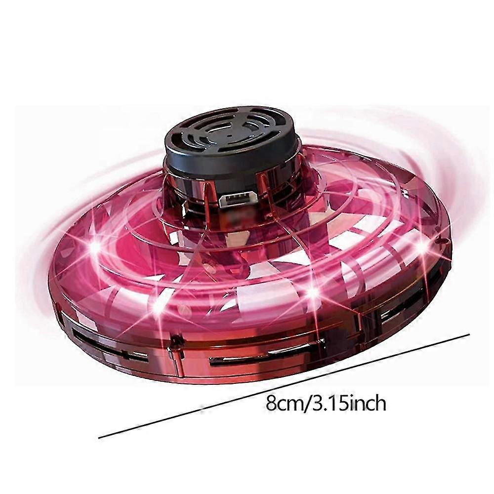 Mini Drone Led Ufo Type Flying Helicopter Spinner Fingertip Flight Gyro ...