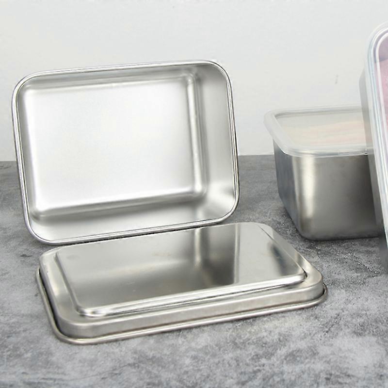 Stainless Steel Fresh-keeping Box Storage Box with Lid Food Storage Box ...
