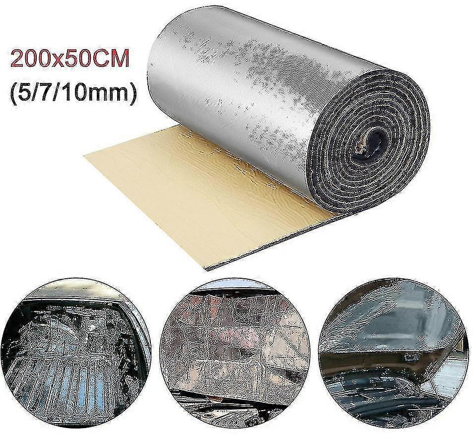 500*2000mm 3/5/7/10mm Sound Heat Proofing Car Sound Deadener Insulation ...