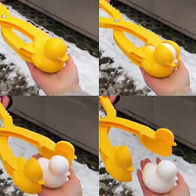 Cartoon Lovely Duck Shaped Snowball Maker Clip Children Outdoor Toy ...