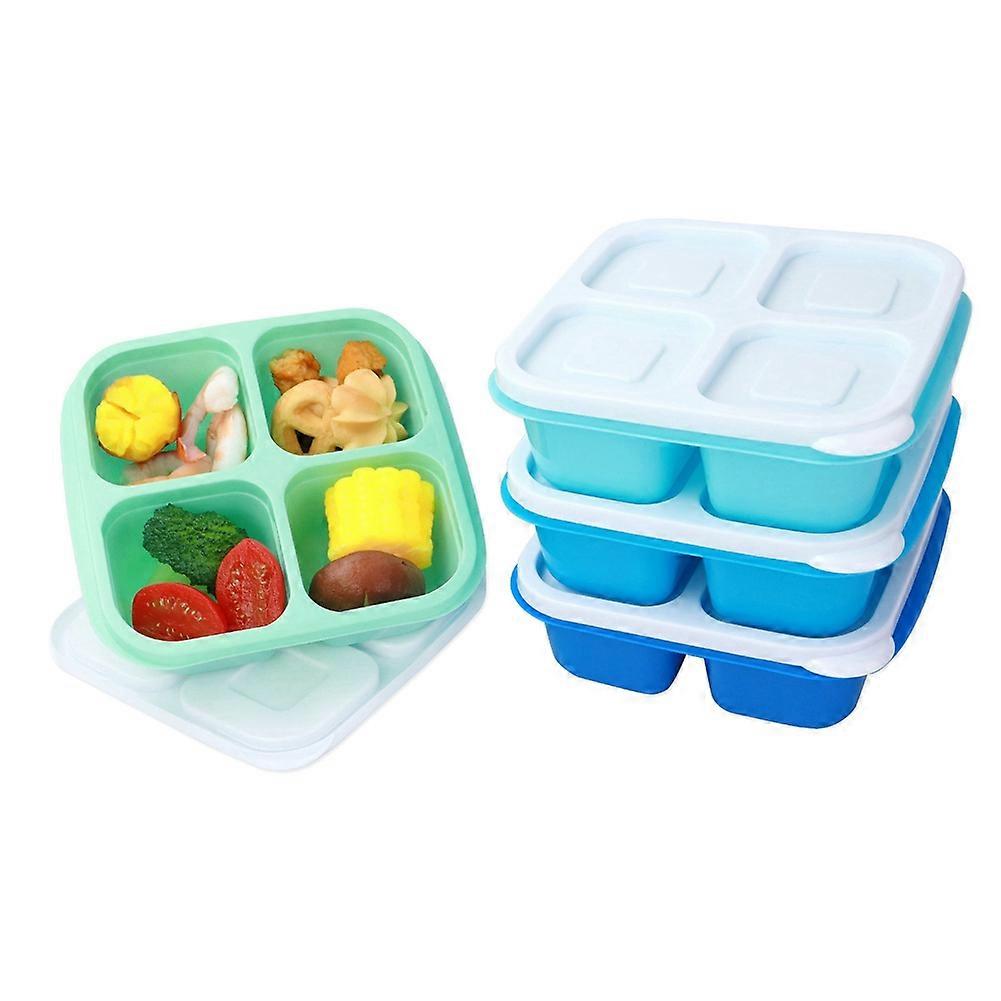 Four-Compartment Lunch Box Set Food Box Portable Lunch Box Bento Box ...