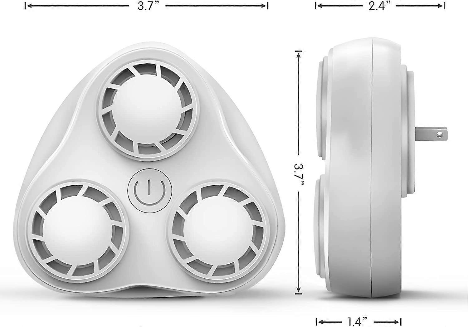 Trisonic Ultrasonic Pest Repeller, Plug in with Outlets for Indoor Use ...