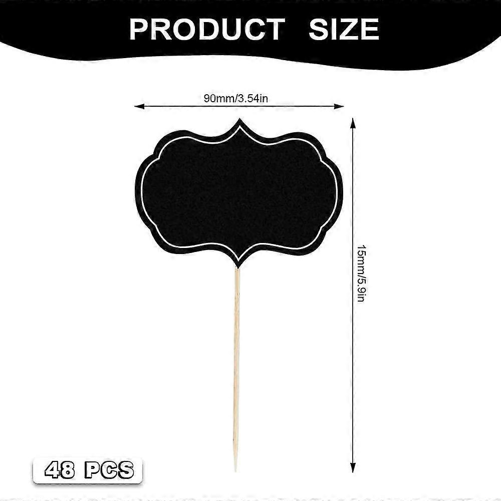 Packs Of 48 Cheese Markers For Charcuterie Board, Blank Flags, Cheese ...