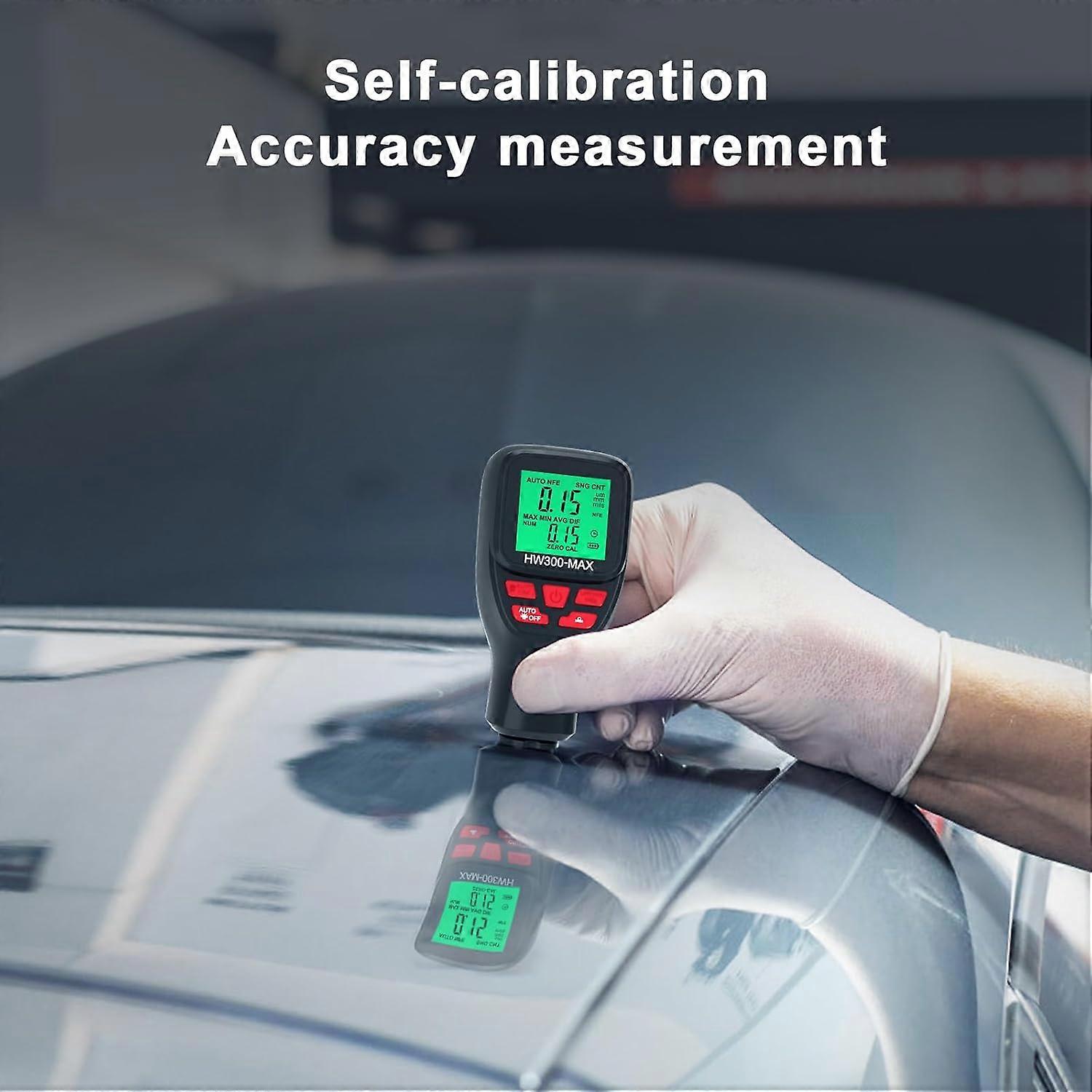 Car Paint Thickness Gauge Meter, with Digital Car Coating Thickness ...