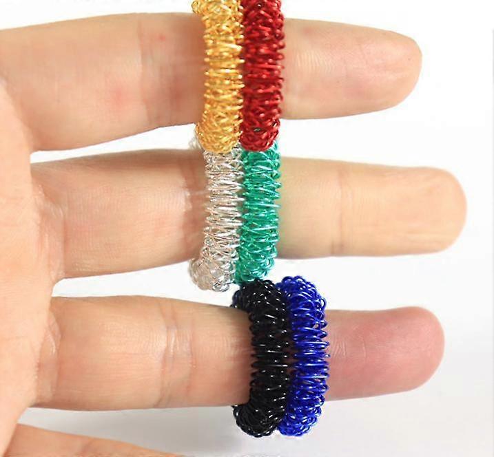 Spiky Sensory Finger Rings (Pack Of 10) - Great Spikey Fidget Toy For Kids And Adults - Fun Set ...