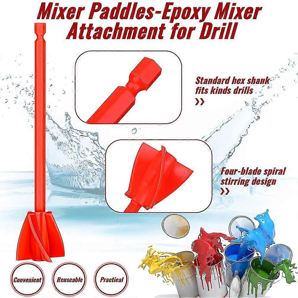 12 Pieces Epoxy Mixer Attachment For Drill Helix Paint Mixer | Fruugo PL