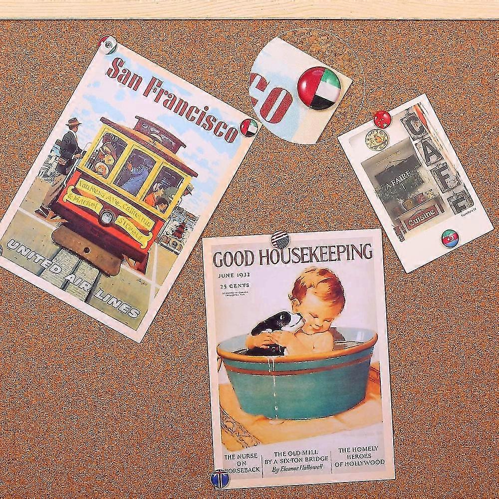 100 Pieces Creative Push Pins National Flag Thumbtack Country Map Push ...