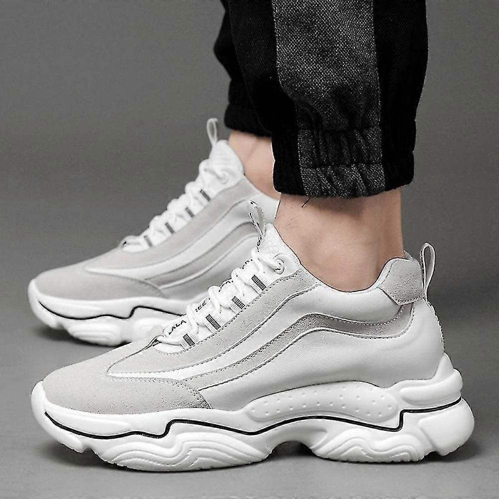 Men Elevator Shoes Heightening Shoes Height Increased 8cm Shoes Insoles ...
