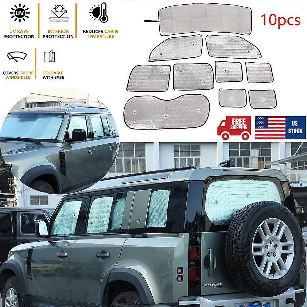 Car Window Sun Shade Windshield Cover For Land Rover Defender 90 110 ...