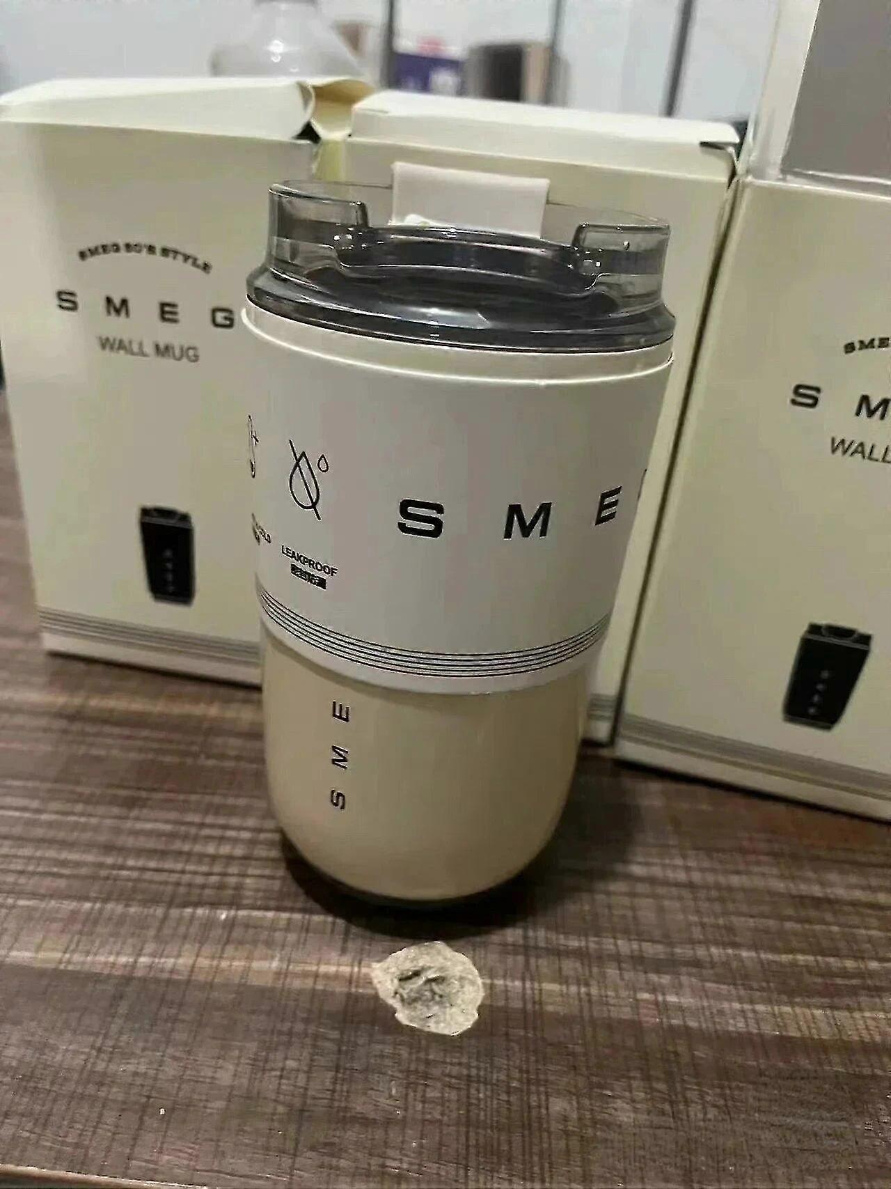 Smeg Thermos Cup Hot Coffee Insulated Stainless Steel Thermal Glass Mug Sport Bottle With ...