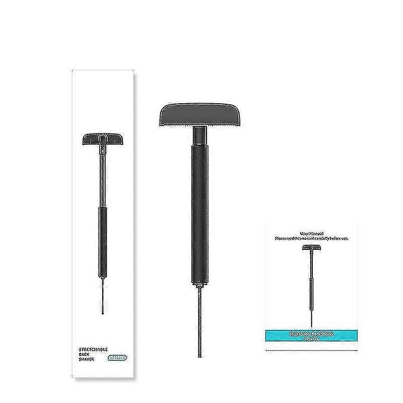 Back Hair Removal And Body Shaver Ergonomic Handle Shave Wet Or Dry ...