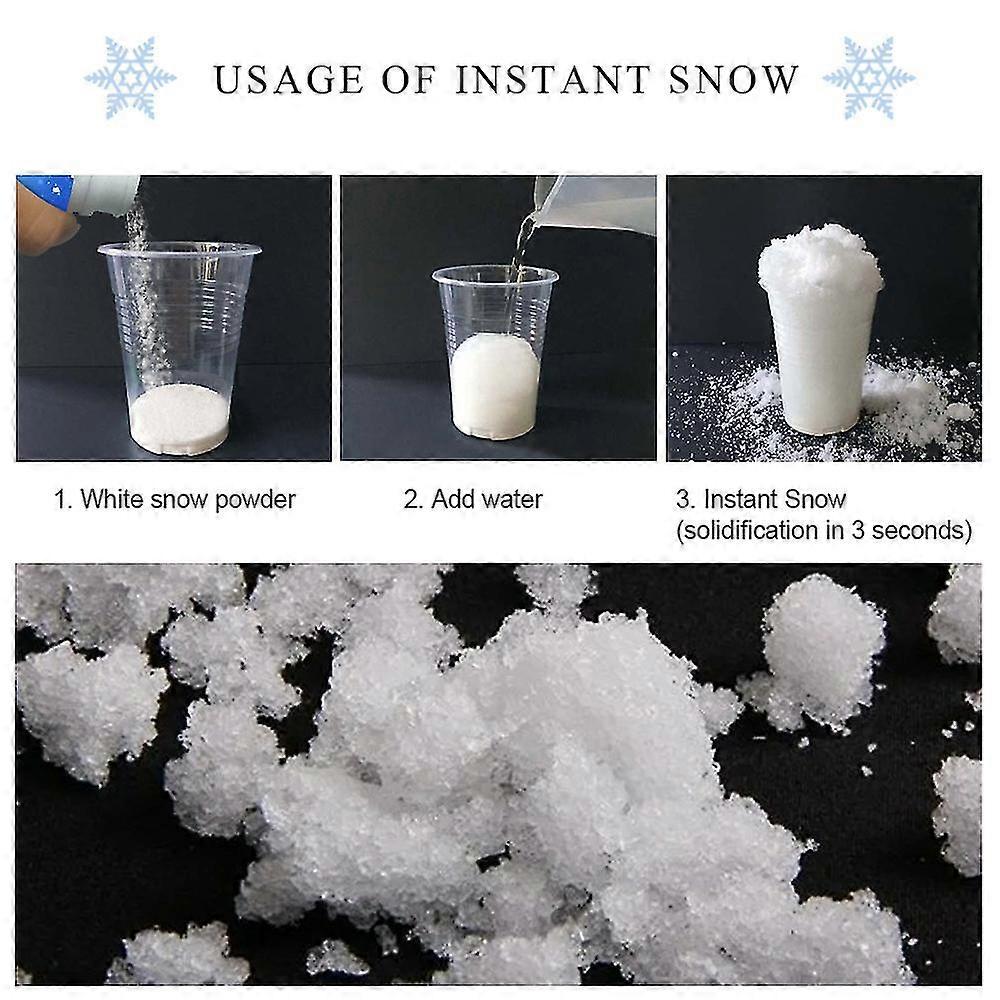 Instant Fake Snow Powder Expands 100 Times Artificial Snow Coagulant ...
