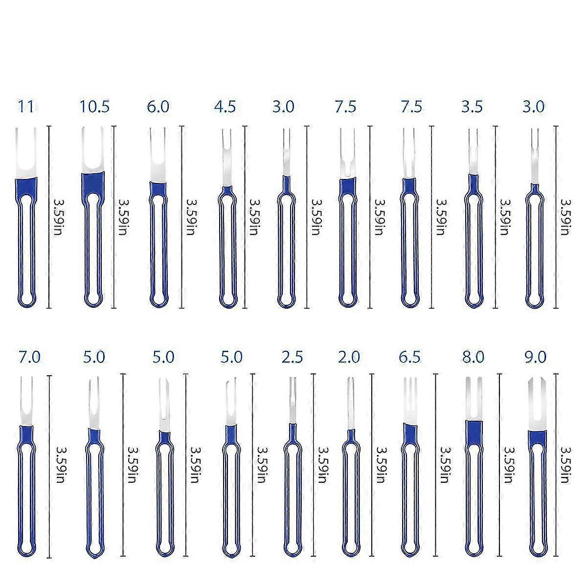 36pc Terminal Removal Tool Kit Pin Extractor Tool, Terminal Ejector Kit ...