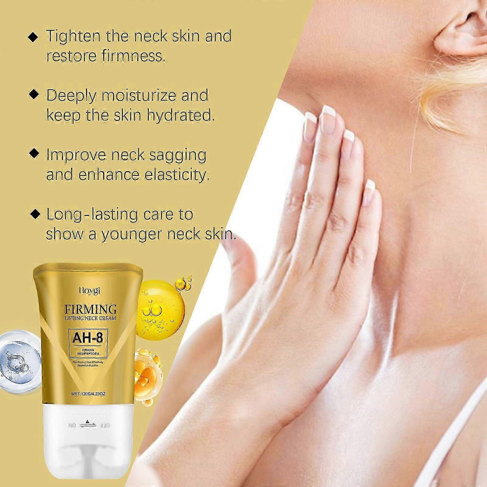 AH-8 Firming Neck Cream for Crepey Skin Care, Contains Hexapeptide ...