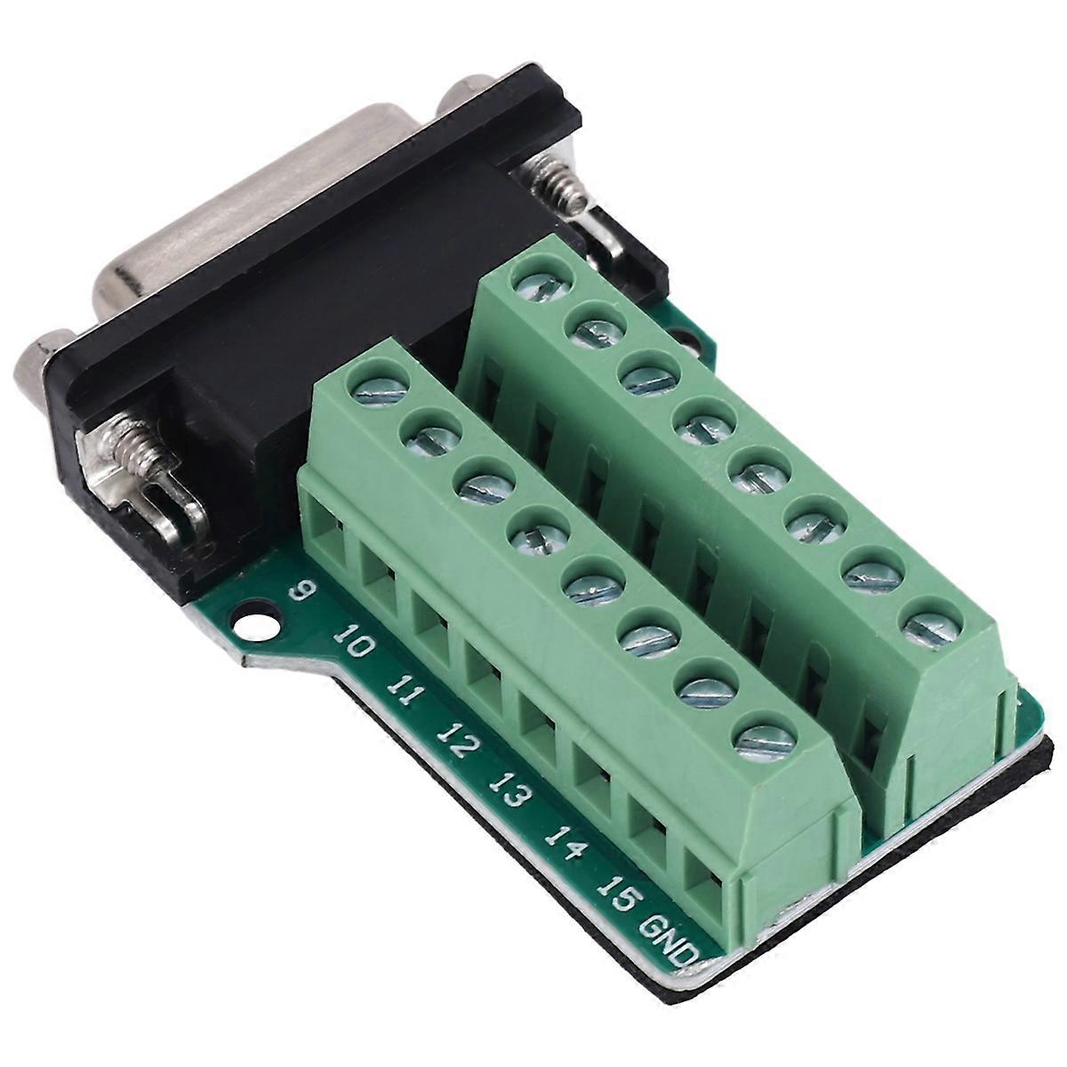 DB15 D-SUB VGA 15pin Female Adapter Jack Terminal Breakout PCB Board | Fruugo UK